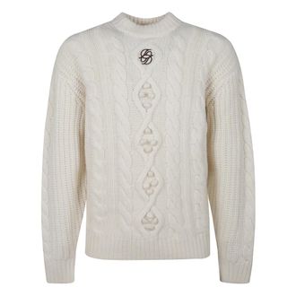 Dr&ocirc;le de Monsieur Rundhals-Pullover - - Knitwear - Herren - Wei&szlig; - M