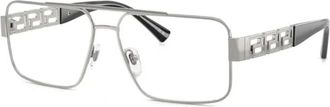 Versace Homme, Accessoires, Gris, Taille: 56 MM Ve1308 Eyeglasses