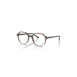 Ray-Ban Thalia Optics Braun Gestreift & Rot Fassung Klar Glas Polarisiert 51-18