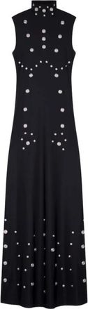 Coperni Femme, Robes, Noir, Taille: 40 FR Sleeveless Snaps Dress