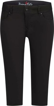 Buena Vista Cropped Stretch-Jeans - - Jeans - Damen - Schwarzk - 2XS