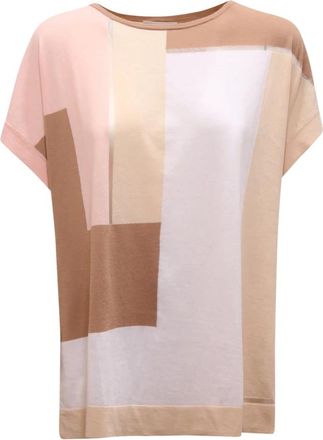 KANGRA Femme, Tops, Beige, Taille: 44 FR Barchetta Smanicata