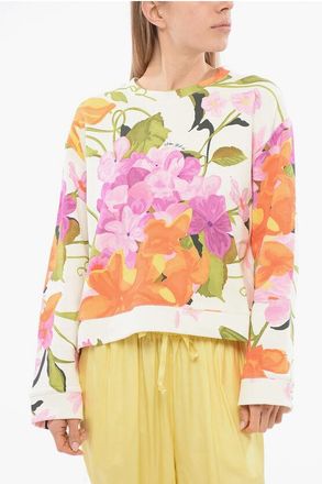 Viktor & Rolf Over BOXY Sweater with Floral Print size Xl