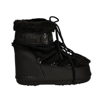 Moon Boot Icon Low Kunstpelz Stiefel - - Shoes - Damen - Schwarzk - 39 EU