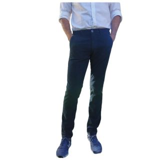 Mason's Slim Fit Cord Chino Hose - - Trousers - Herren - Blau - XS