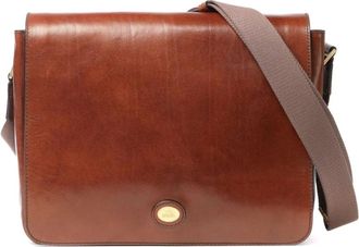 The Bridge Homme, Sacs, Brun, Taille: ONE Size Histoire dEntreprise Sac &agrave; Bandouli&egrave;re Marron