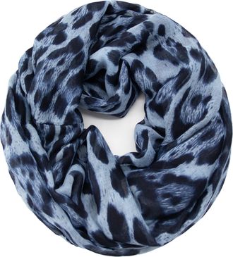 Glamexx24 Damen Loop Schal Leopard Muster Langschal Schlauchschal Tuch Loopschal Mädchen Animal Print Tuch