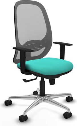 Piqueras y Crespo Cilanco Studiostuhl mit 1D-Armen, h&ouml;henverstellbare Lendenwirbelst&uuml;tze, ausgestattet mit 3 Positionen und Schneidschaum, mit Rollen von 65 mm Nylon, G