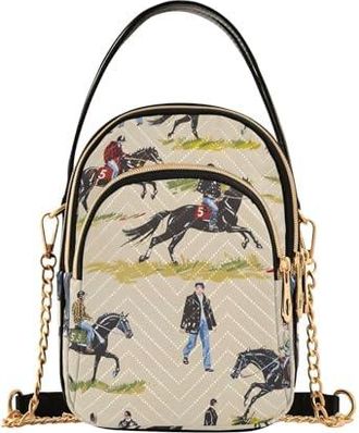 Mnsruu Wyatt Sac à bandoulière épais pour femme avec sangle réglable