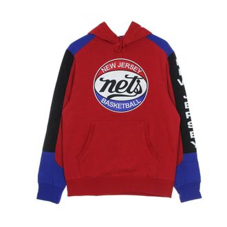 Mitchell & Ness NBA Fusion Fleece Hoodie Hardwood Classics - - Sweatshirts & Hoodies - Herren - Rot - S