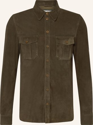 Meindl Leder-Overjacket Little Rock gruen