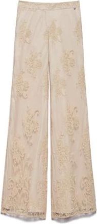 Aniye By Femme, Pantalons, Beige, Taille: 36 FR Soft Skin Wide Pantalons