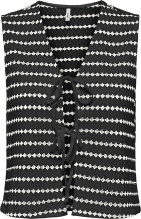 Only Onleva S/L Short Stripe Vest Cs JRS