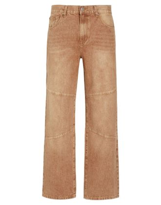 8 by YOOX WASHED DENIM WITH KNEE CUTS