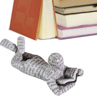 Generico Lesefigur, elegant, Statue, Schreibtisch, Denker, moderne Skulpturen, abstrakte &auml;sthetische Skulpturen, Harz f&uuml;r Zubeh&ouml;r, Bibliothek, Tisch, vielseiti