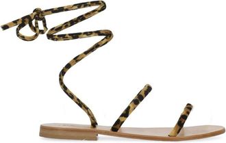 Saint Barth Femme, Chaussures, Brun, Taille: 40 EU Sandales &agrave; lani&egrave;res
