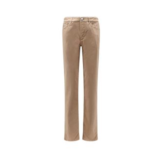 Brunello Cucinelli Homme, Pantalons, Beige, Taille: XL Pantalon Gabardine Confort