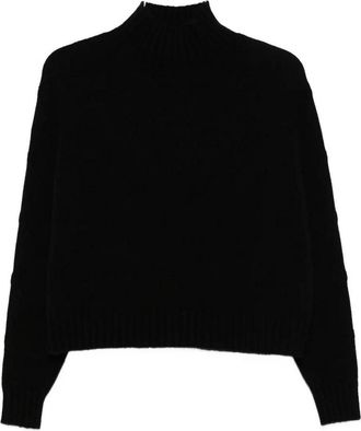 Elisabetta Franchi Pull Col Rond - Noir