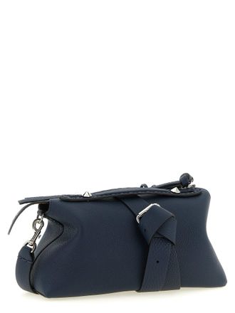 Fendi Womens By The Handbag Navy Calfskin Leather