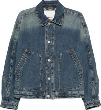 Isabel Marant Faded-effect Denim Jacket