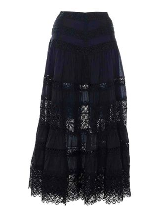 Charo Ruiz Ibiza Jupe Longue - Noir
