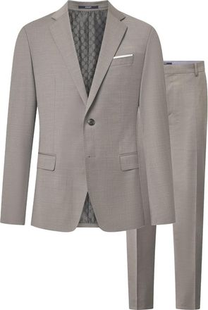 Joop Anzug aus fein melierter Schurwolle mit Stretchanteil, Slim Fit in