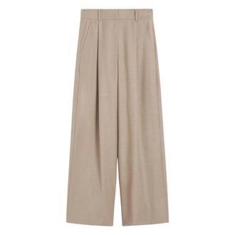 Max Mara Globale Wide Hosen - - Trousers - Damen - Beige - 3XS