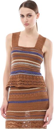 Nenette Femme, Tops, Multicolore, Taille: 42 FR Top Moka