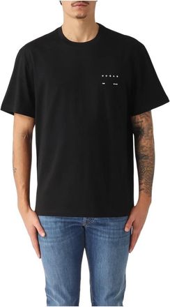 Hogan Homme, Tops, Noir, Taille: M T-Shirt MC