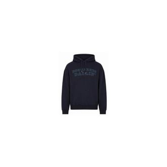 Dsquared2 Logo Print Baumwoll-Hoodie - - Sweatshirts & Hoodies - Herren - Blau - L