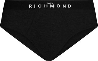 John Richmond Homme, Sous-v&ecirc;tements, Noir, Taille: XL Slip taille basse avec &eacute;lastique contrastant
