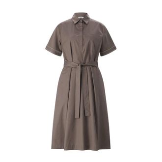 PESERICO Damen, Kleider, Braun, 2XSGr&ouml;&szlig;e