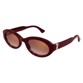 Cartier CT0588S003 Sunglasses - Burgundy