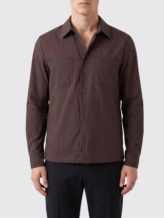 Herno Surchemise en nylon ripstop recycl&eacute; avec col fran&ccedil;ais