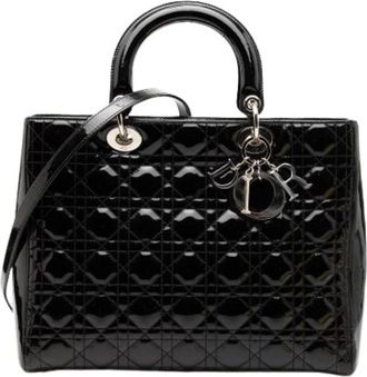 Dior Sac &agrave; main Lady Dior Pre-owned - Femme - Pre-owned - Noir - Taille: ONE Size