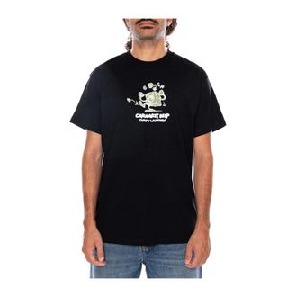 Carhartt Work in Progress S/S Dirty Laundry T-Shirt - - Tops - Herren - Schwarzk - XL