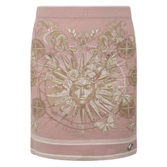 Philipp Plein Damen, R&ouml;cke, Rosa, LGr&ouml;&szlig;e