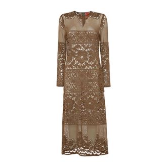 La DoubleJ Swing Kleid - - Dresses - Damen - Gr&uuml;n - L