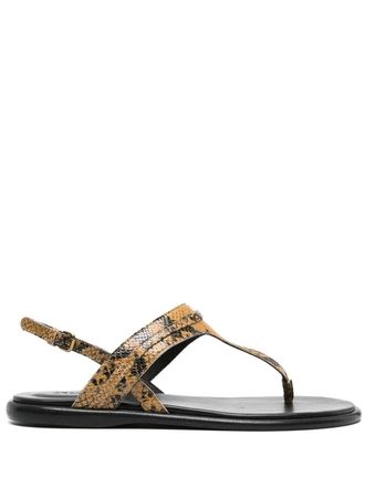 Isabel Marant Nya Sandalen aus Leder - Nude