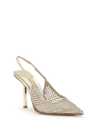 Le Silla Womens Gilda Pumps Platino High Heel Shoes
