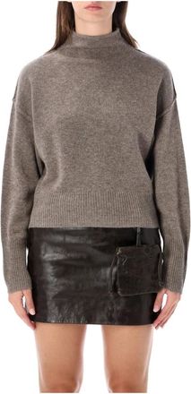 The Garment Pull Volmer Dos Bas - Femme - Pulls - Brun - Taille: 36 FR