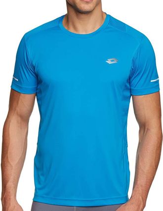 Lotto Sport Herren Kurzarm T-Shirt Speedride, Blue Rays, XL