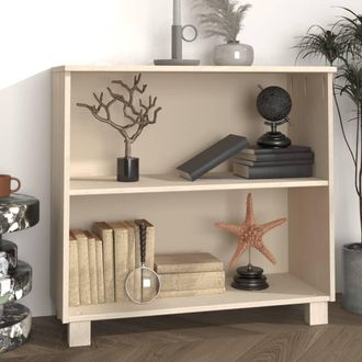 vidaXL Credenza Hamar Ambra 85x35x80 Cm In Legno Massello Di Pino - Vidaxl