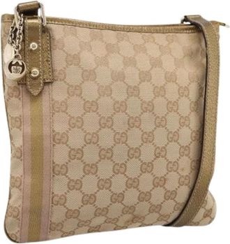 Gucci Sac bandouli&egrave;re vintage GG Canvas Pre-owned - Femme - Pre-owned - Beige - Taille: ONE Size