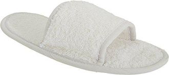 Towel City Chaussons classiques - Unisexe (EUR 42-46) (Blanc)