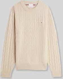 Tommy Hilfiger Regular Fit Pullover aus reiner Schafswolle