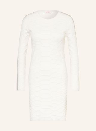 Liu Jo Liu Jo Strickkleid Mit Galonstreifen Und Glitzergarn weiss