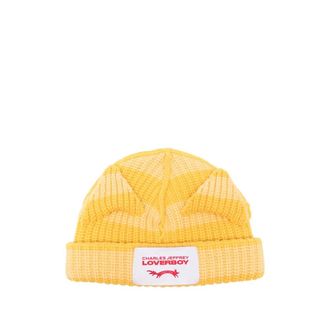 Charles Jeffrey Loverboy Gestreifte M&uuml;tze - - Accessories - Herren - Gelb - ONE SIZE