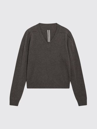 Rick Owens V-Ausschnitt-Pullover aus Wolle und Kaschmir mit Rippb&uuml;ndchen