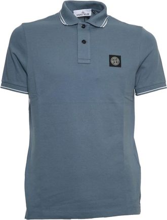 Stone Island Homme, Tops, Bleu, Taille: 2XL Polo